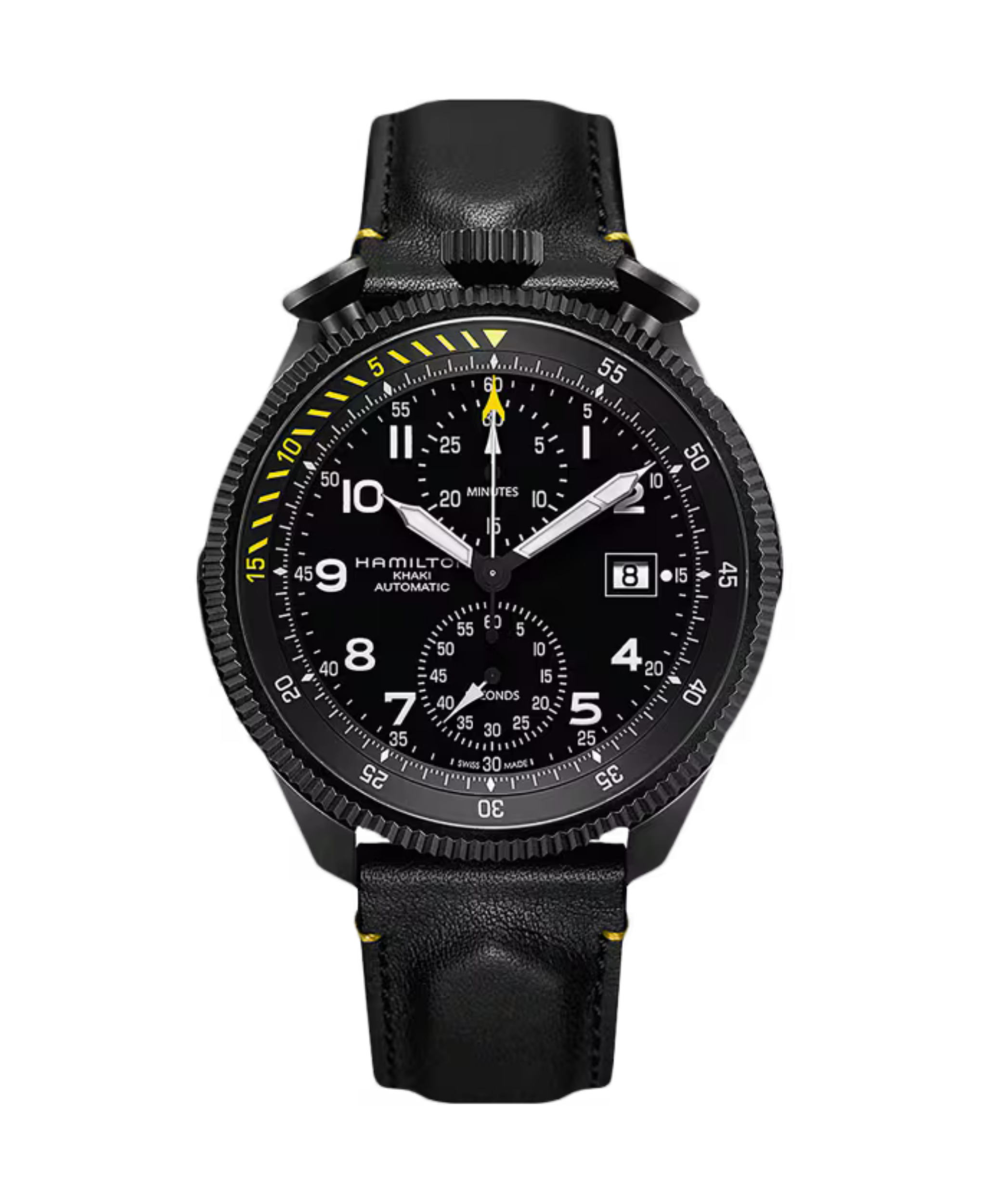 Hamilton Khaki Aviation Takeoff Auto Chrono 46 mm | H76786733 – Joyería ...